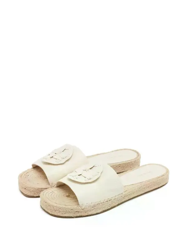 Tory Burch Double-t Flat Espadrille Sandals