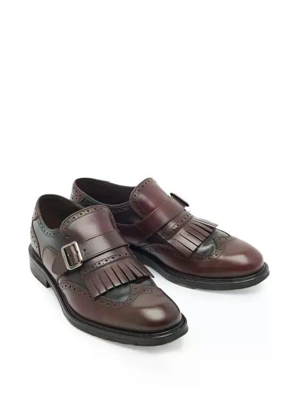 FERRAGAMO Genesis Fringe Detail Monk Shoes