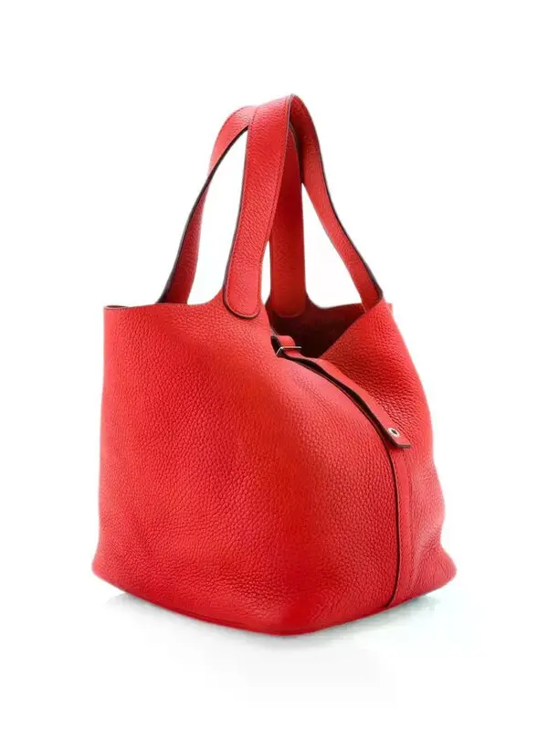 Hermès Picotin Lock Bag Clemence Mm - Red