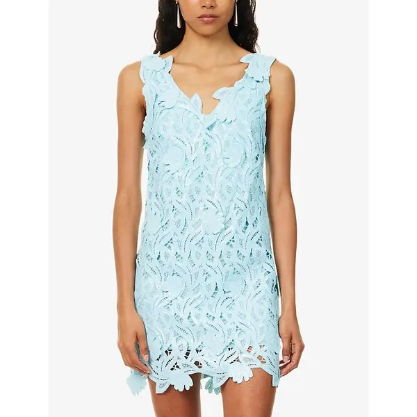 Simkhai Raina Sequin Woven Mini Dress