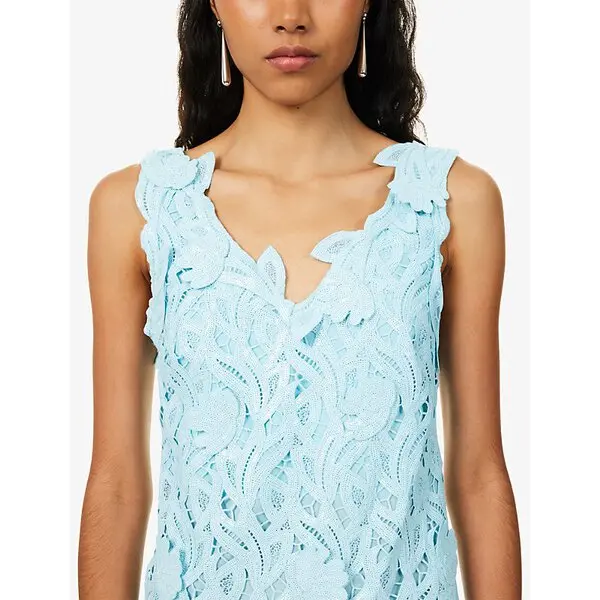 Simkhai Raina Sequin Woven Mini Dress
