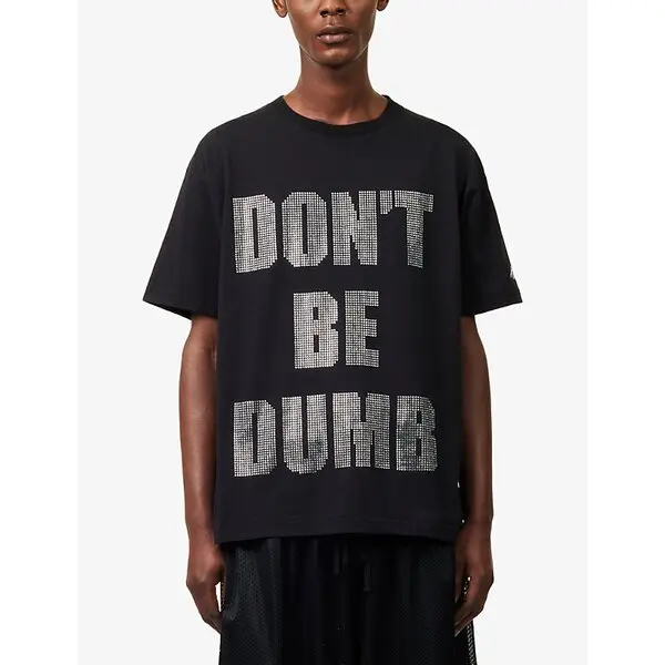 AWGE Blinged Out Short-sleeve Cotton T-shirt