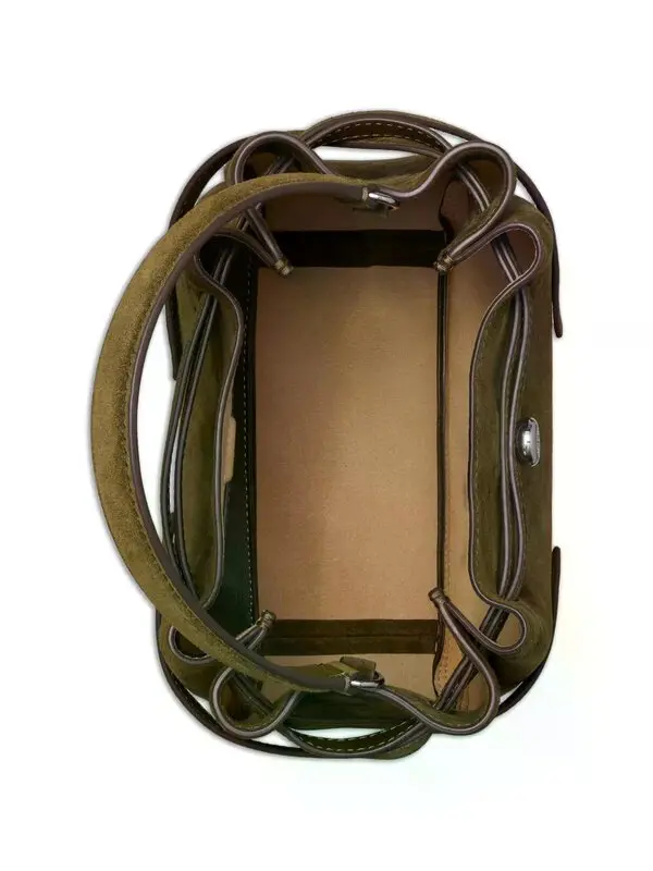 Tory Burch Romy Suede Bucket Bag - Green