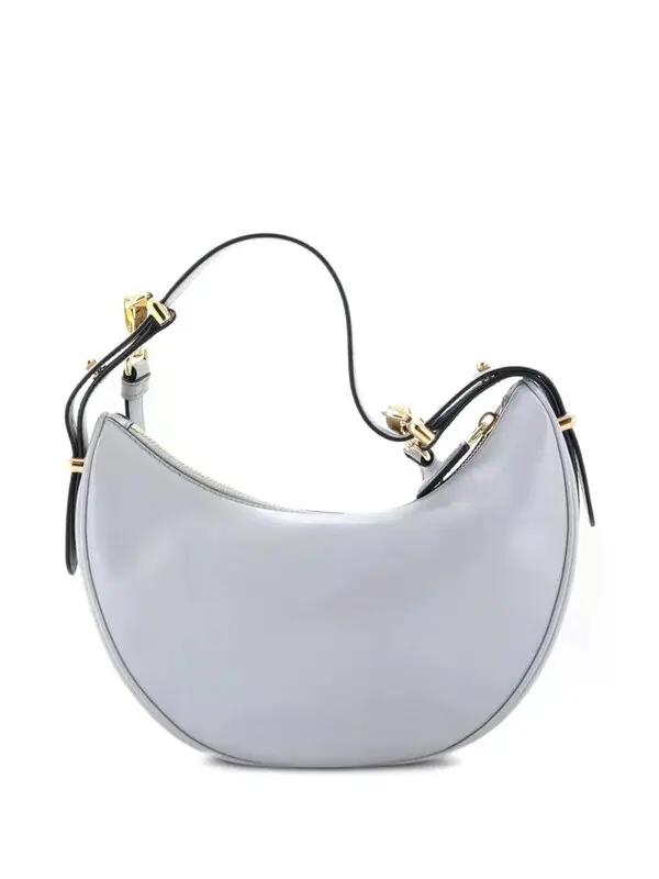 Prada Arque Half Moon Leather Small Hobo Bag