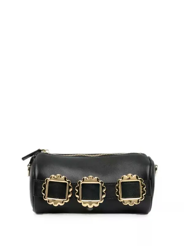 Cynthia Rowley Smooth Finish Mini Drum Bag - Black