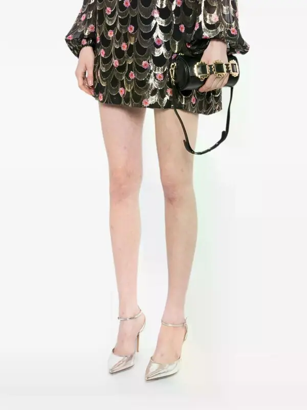 Cynthia Rowley Smooth Finish Mini Drum Bag - Black