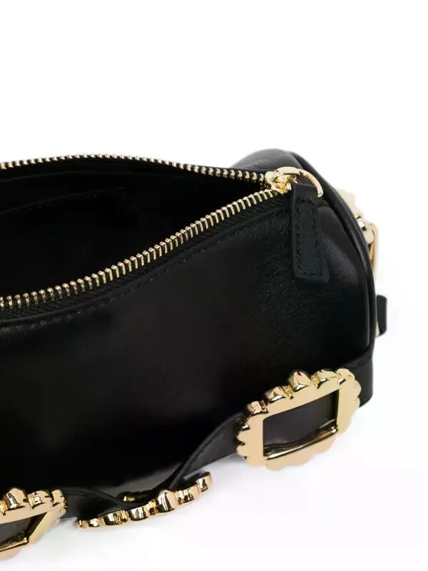 Cynthia Rowley Smooth Finish Mini Drum Bag - Black