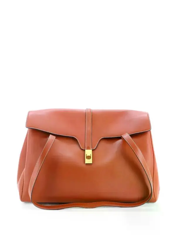 Celine Soft 16 Bag In Smooth Calfskin - Brown