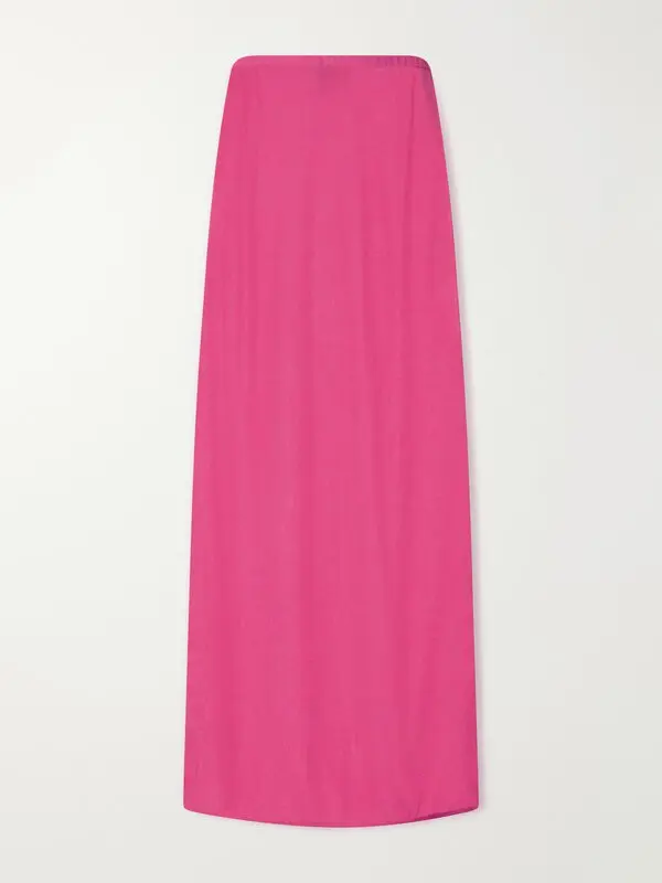 LESET Jack Mesh Midi Skirt - Pink