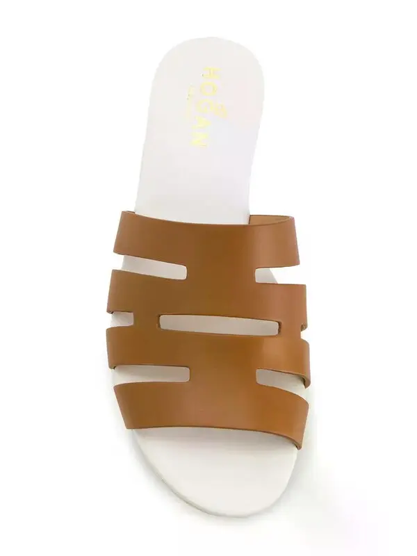 Hogan Cut-out Sliders - Neutrals