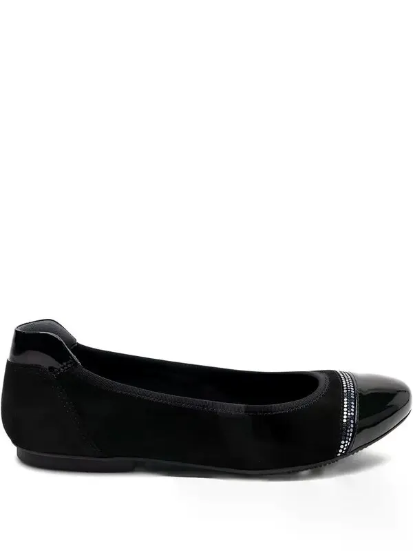 Hogan Sequinned Ballerina Flats - Black