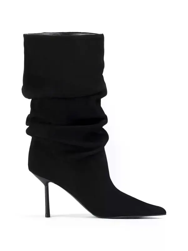 LE SILLA Bella Slouchy Stiletto Boots - Black