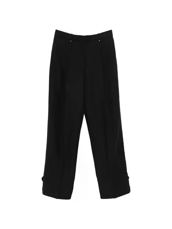 Stine Goya Pressed-crease Trousers With Buttoned Cuffs