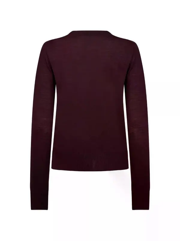 Dsquared2 Wool Upside Down Logo Pullover - Red