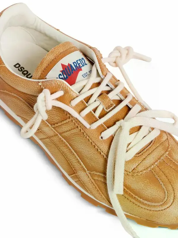 Dsquared2 Suede Lace-up Sneakers - Brown