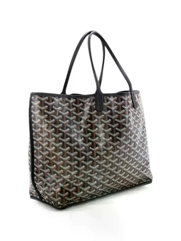 Goyard Anjou Reversible Coated Canvas Pm Tote Bag - Black