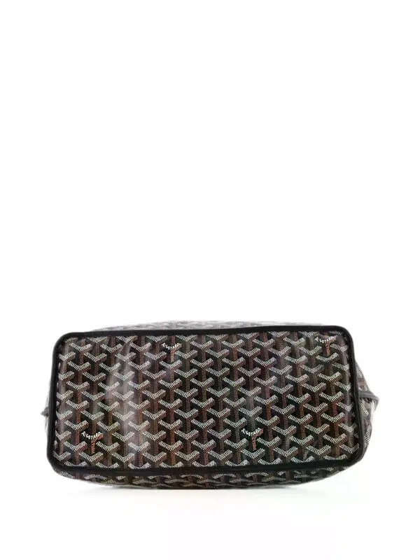 Goyard Anjou Reversible Coated Canvas Pm Tote Bag - Black
