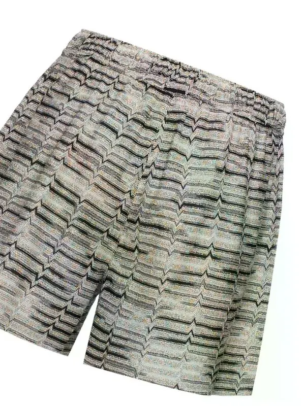 Missoni Zig-zag Knit Metallic Shorts