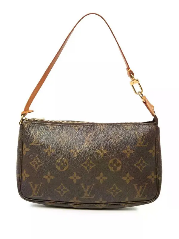 LOUIS VUITTON Monogram Pochette Accessoires Shoulder Bag - Brown