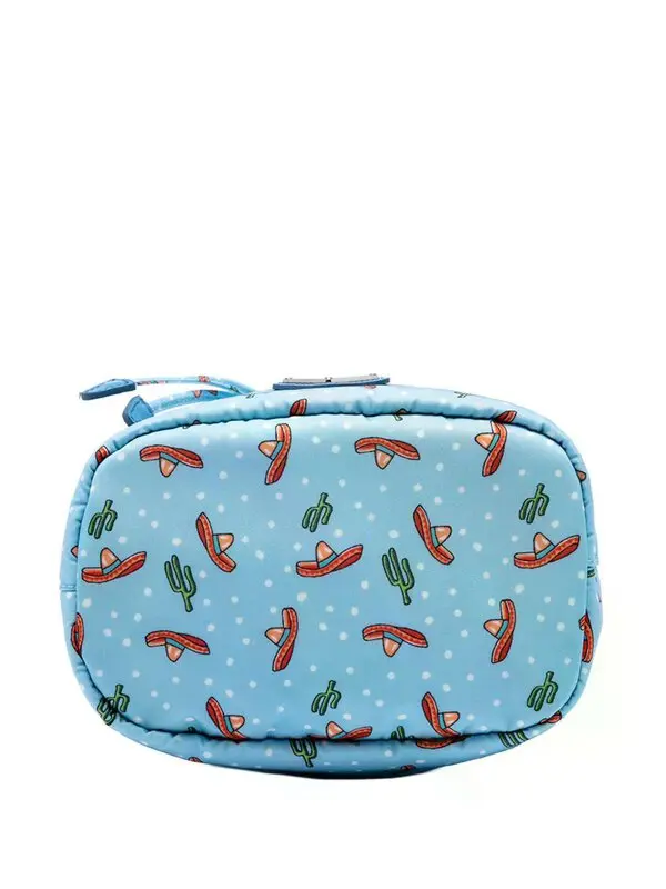 Prada Tessuto Sombrero And Cactus Drawstring Pouch - Blue