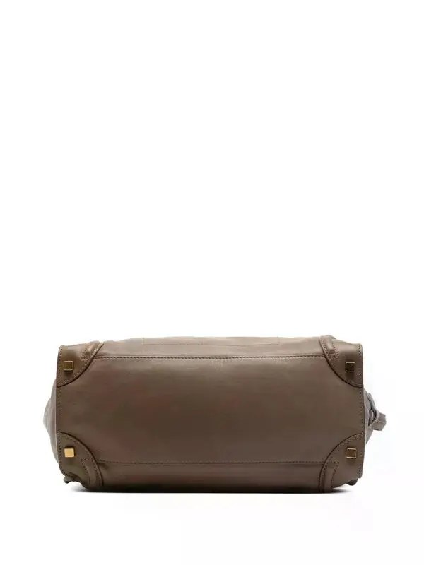 Celine Leather Luggage Tote Bag