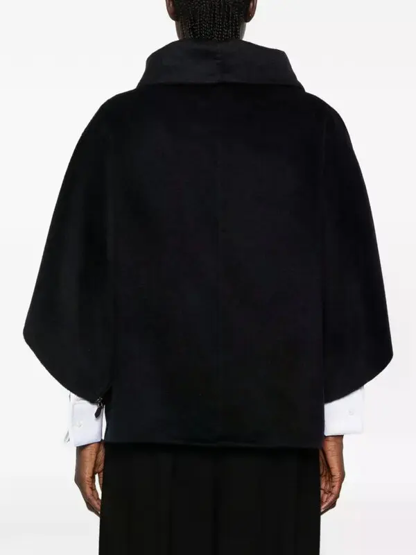 Max Mara Cashmere Zip-up Jacket - Blue