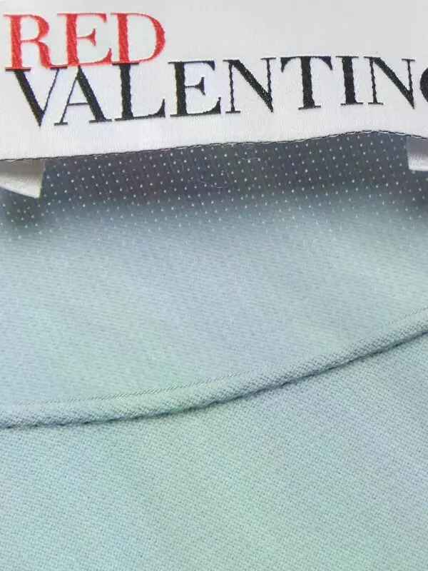 Red Valentino Ruffled Midi Dress