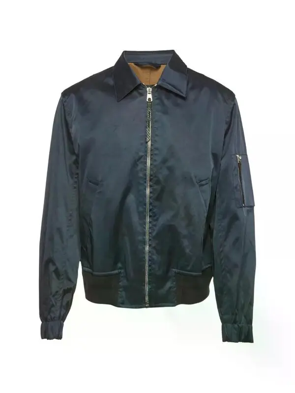 FERRAGAMO Zip-up Jacket - Blue