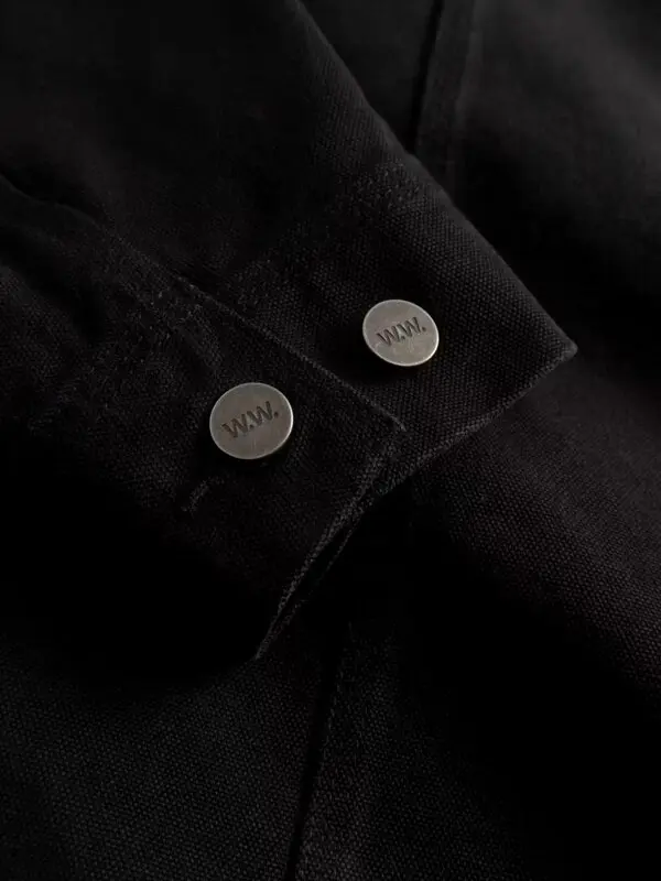 Wood Wood Corduroy-collar Zip-up Cotton Jacket