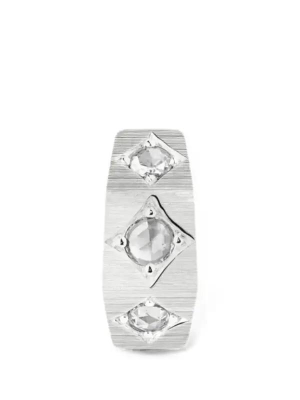 MARIE LICHTENBERG Small Ecrou Coco Diamond Earring