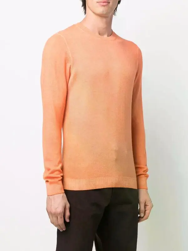 Malo Fine-knit Cashmere-blend Jumper - Orange