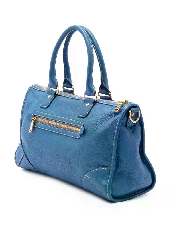 Prada Vitello Daino Zip Top Satchel