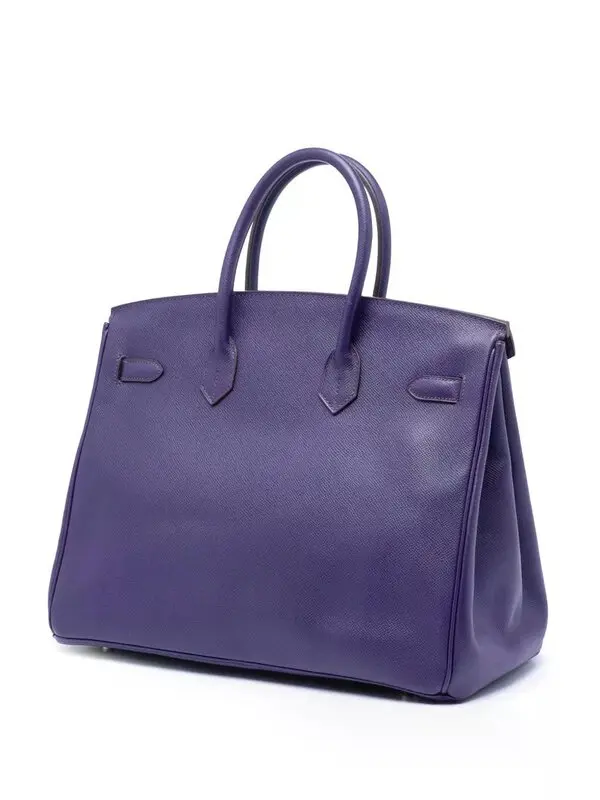 Hermès Birkin 35 Epsom Leather Handbag - Purple