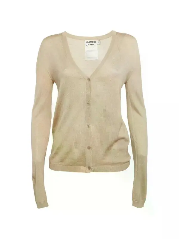 JIL SANDER V-neck Knitted Cardigan