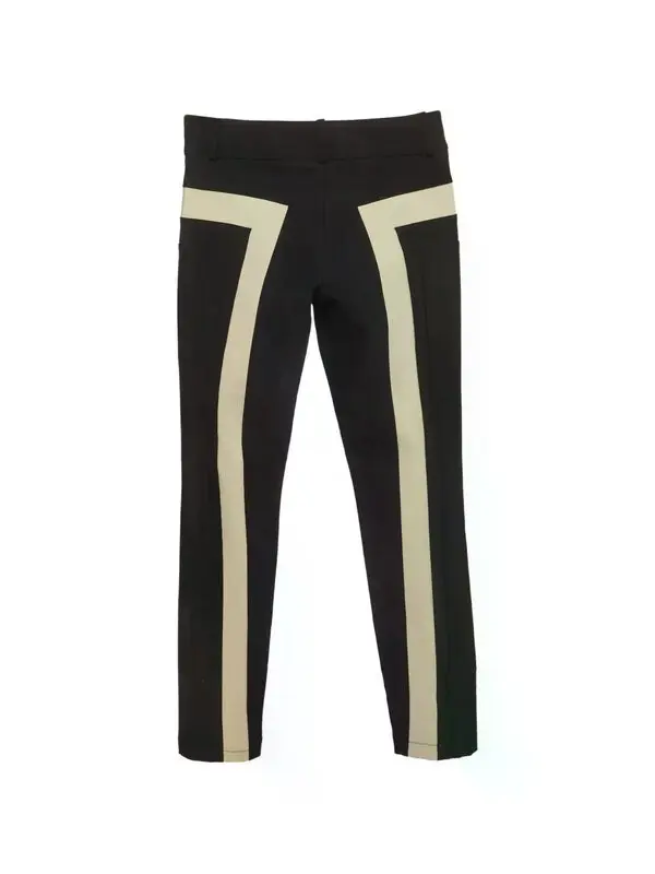 Elisabetta Franchi Jersey Stripe Detail Slim Fit Trousers