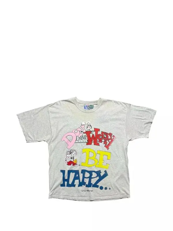 BETTER WITH AGE Don't Worry Be Happy Graphic-print T-shirt