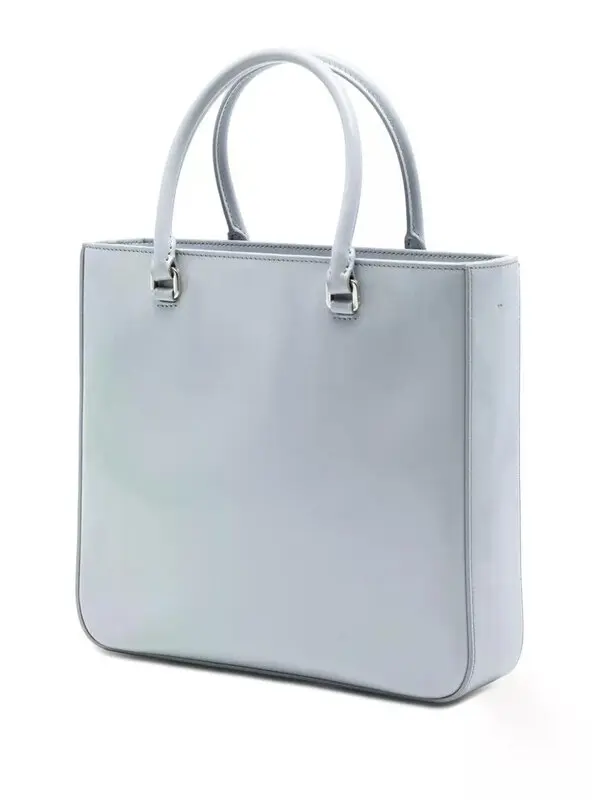 Prada Spazzolato Leather Satchel - Blue