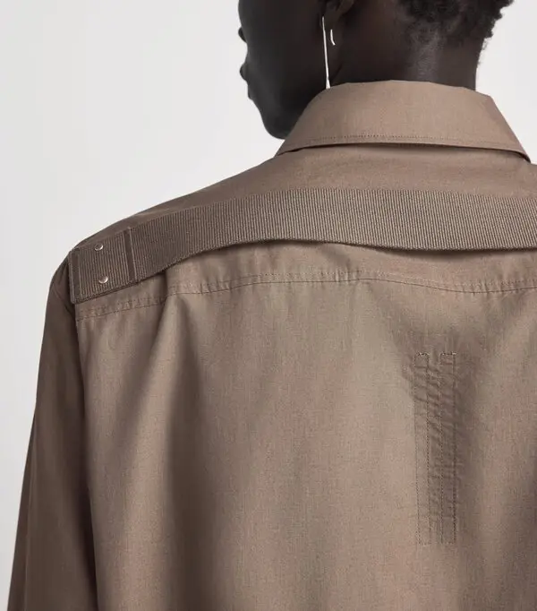 Rick Owens Cotton Fog Overshirt