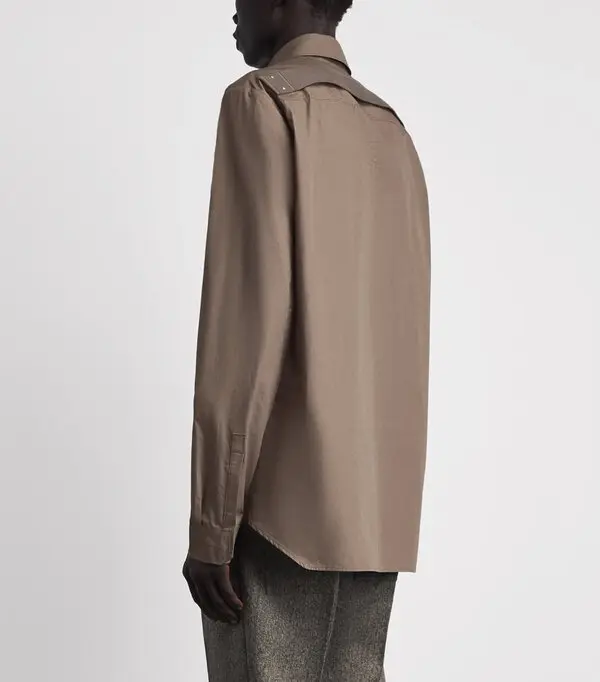 Rick Owens Cotton Fog Overshirt