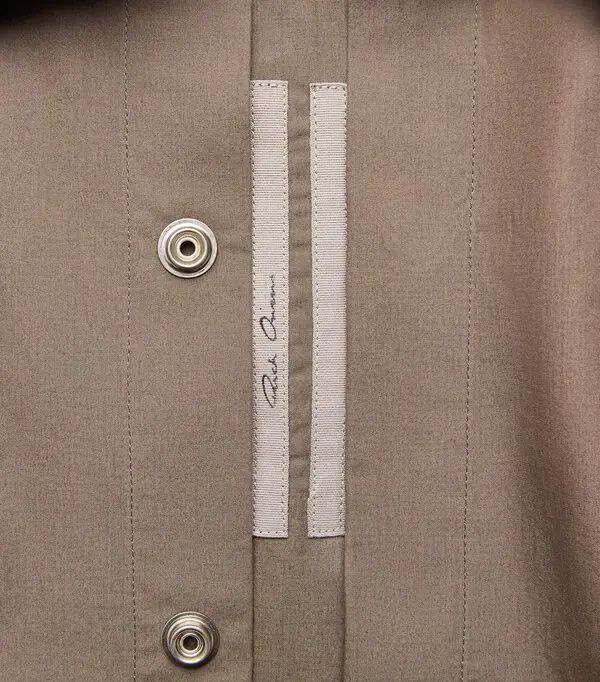 Rick Owens Cotton Fog Overshirt