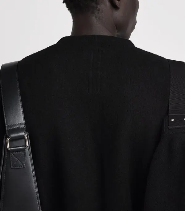 Rick Owens Cashmere Blend Crew Neck Sweater