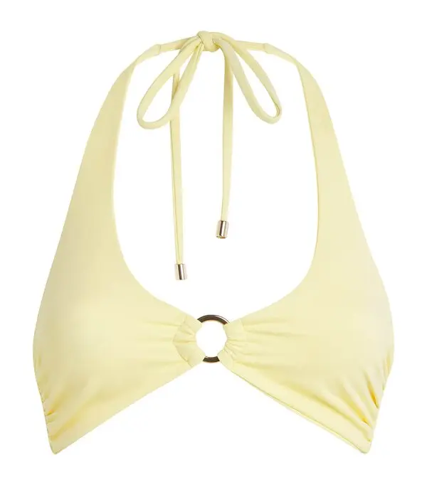 AWAY THAT DAY Sorrento Bikini Top - Yellow