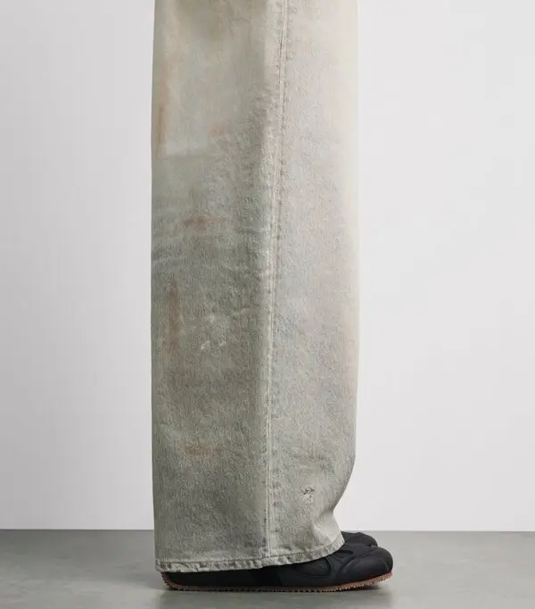 WON HUNDRED Lyon Printed Straight Leg Jeans
