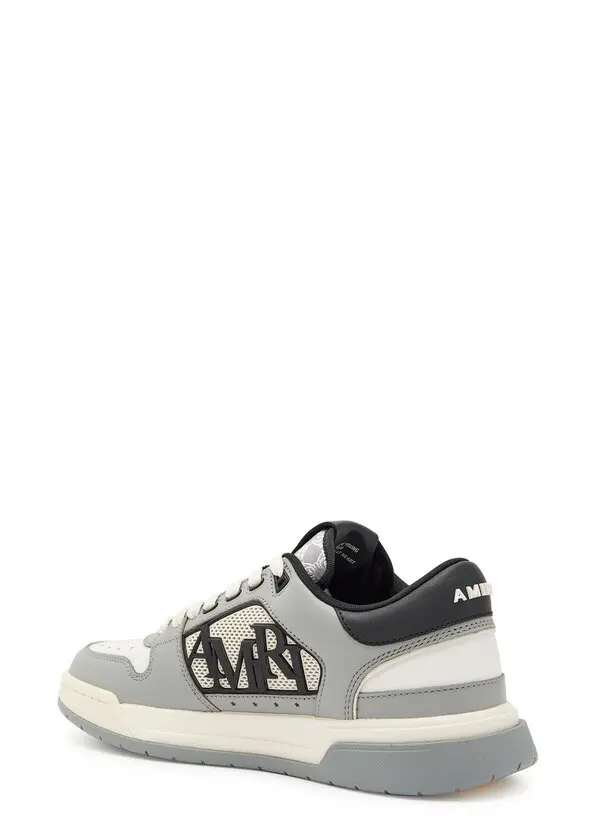 Amiri Classic Logo-appliquéd Leather Sneakers - Grey