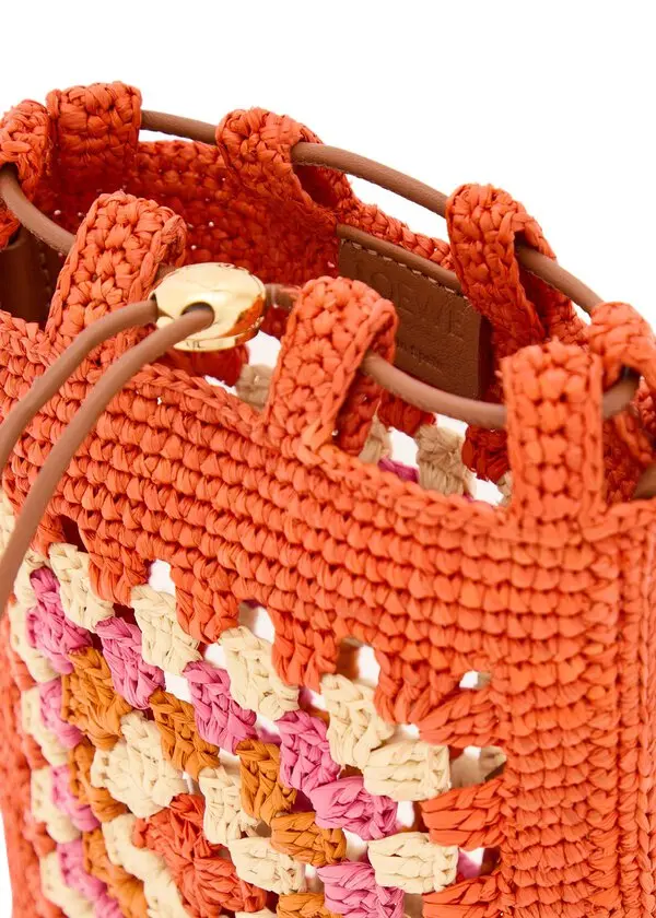 Loewe X Paula's Ibiza Raffia Cross-body Pouch