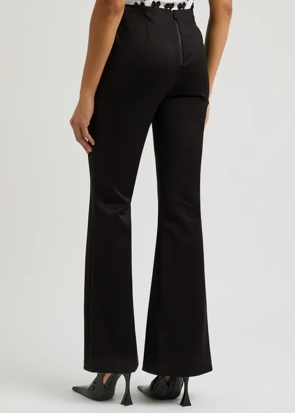 Alice + Olivia Embellished Flare Trousers