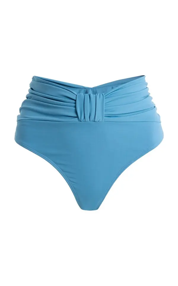 Sea Carmella Draped Bikini Bottom - Blue