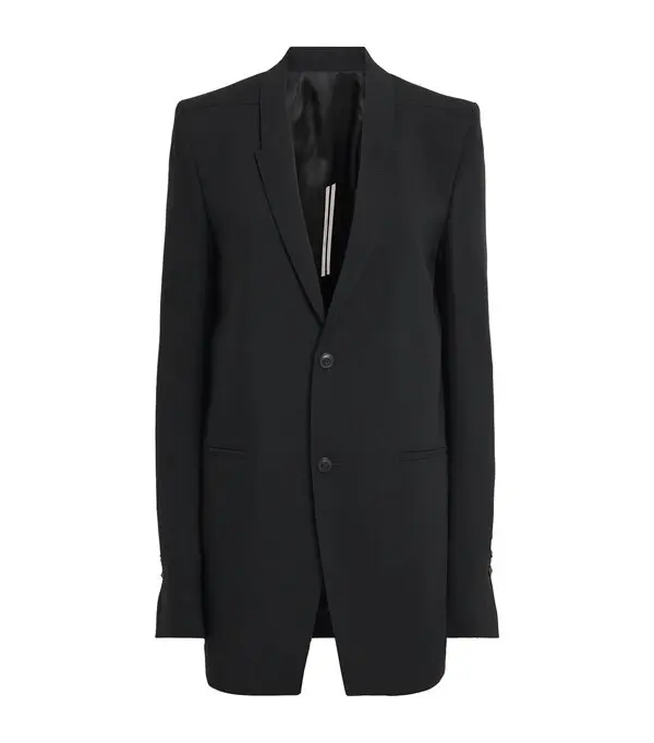 Rick Owens Virgin Wool Concordia Blazer