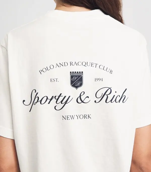 Sporty & Rich Cotton Syracuse T-shirt