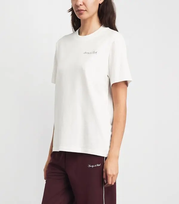 Sporty & Rich Cotton Syracuse T-shirt